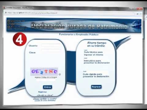 Cómo realizar la Declaración Jurada de Patrimonio