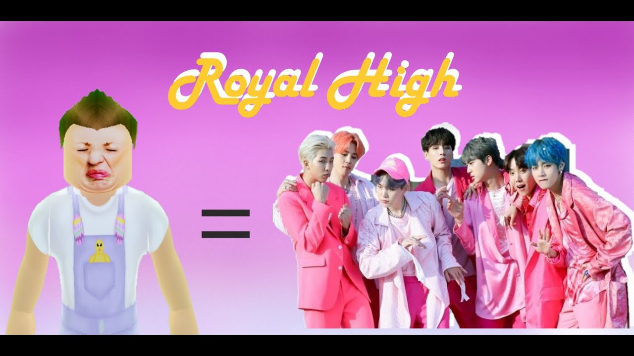 Dressing Up As BTS in Royal High - YouTube