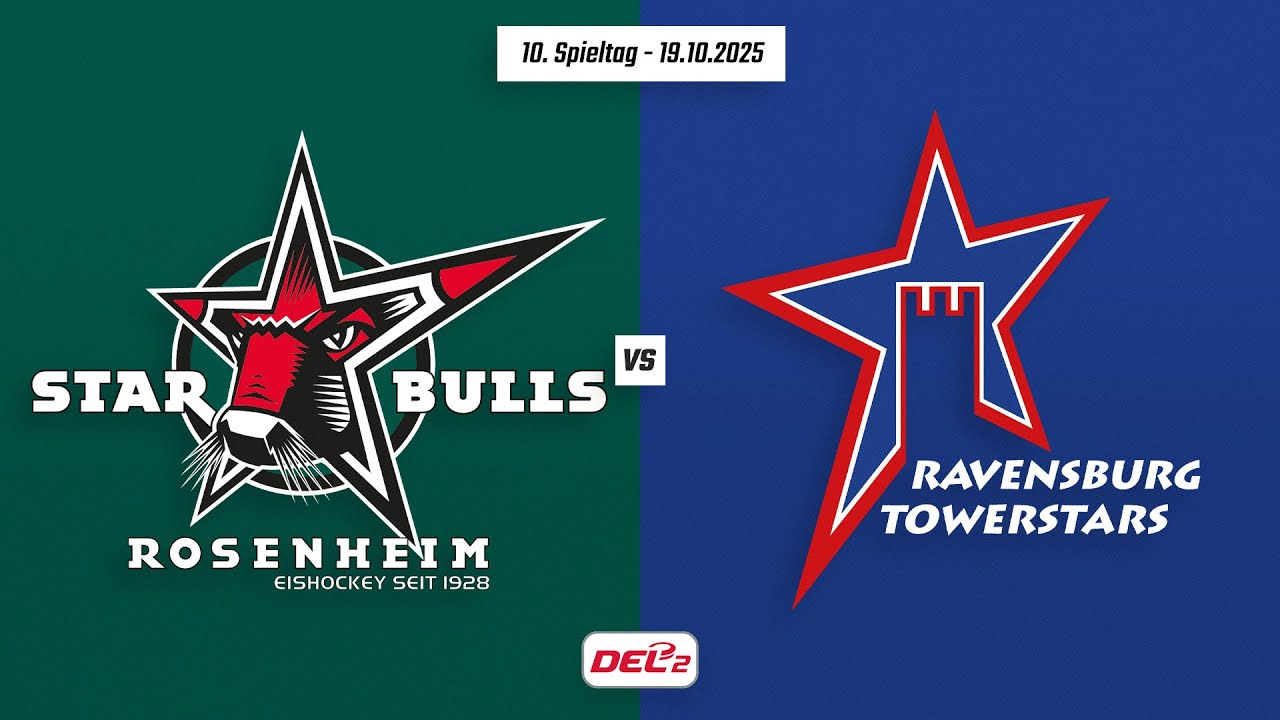 10. Spieltag DEL2 | Starbulls Rosenheim vs. Ravensburg Towerstars ...