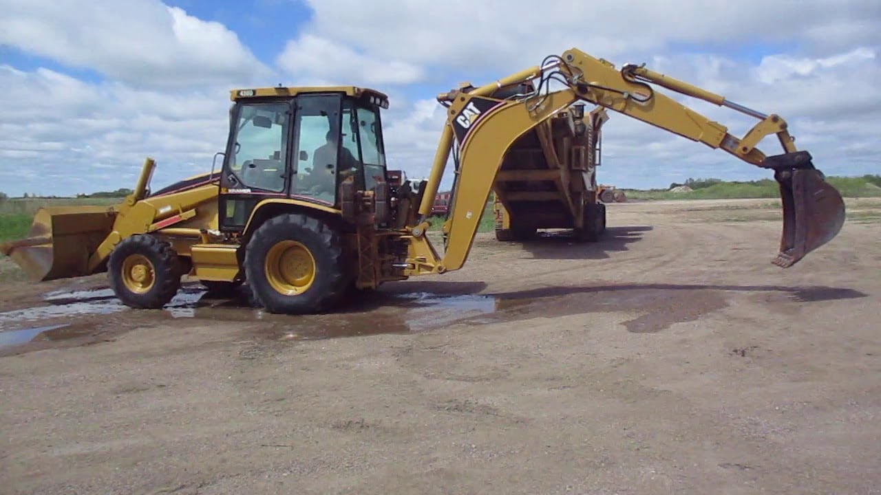 2003 Caterpillar 430D 4X4 Loader Backhoe - YouTube