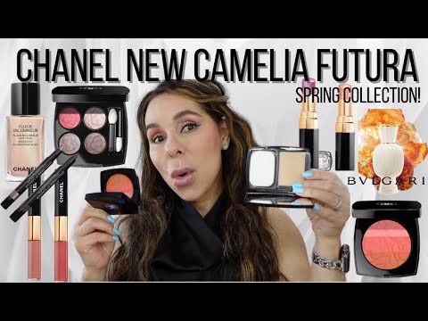 CHANEL CAMELIA FUTURA COLLECTION: Tutorial! CAMELIA TRIO BLUSH, 387 UTOPIA, CHANEL ROUGE COCO ...