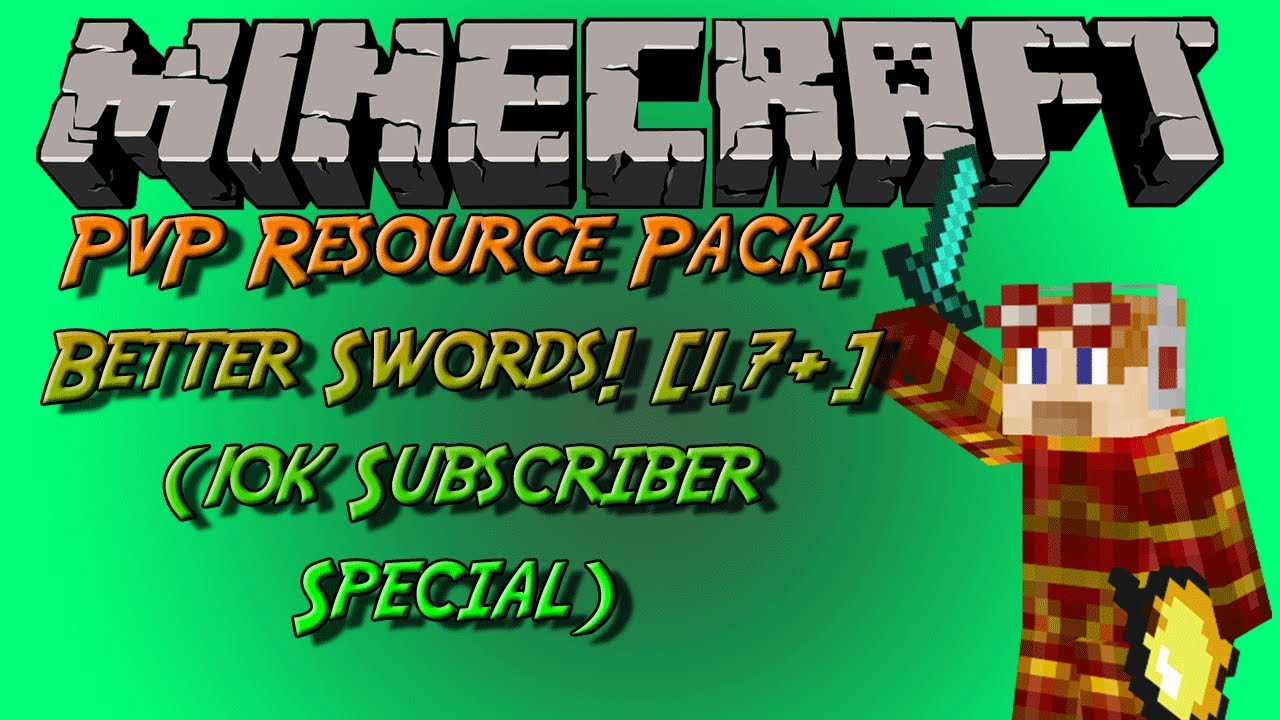 Best Minecraft PvP Resource Pack: Better Swords! [1.7+] (10k Views ...