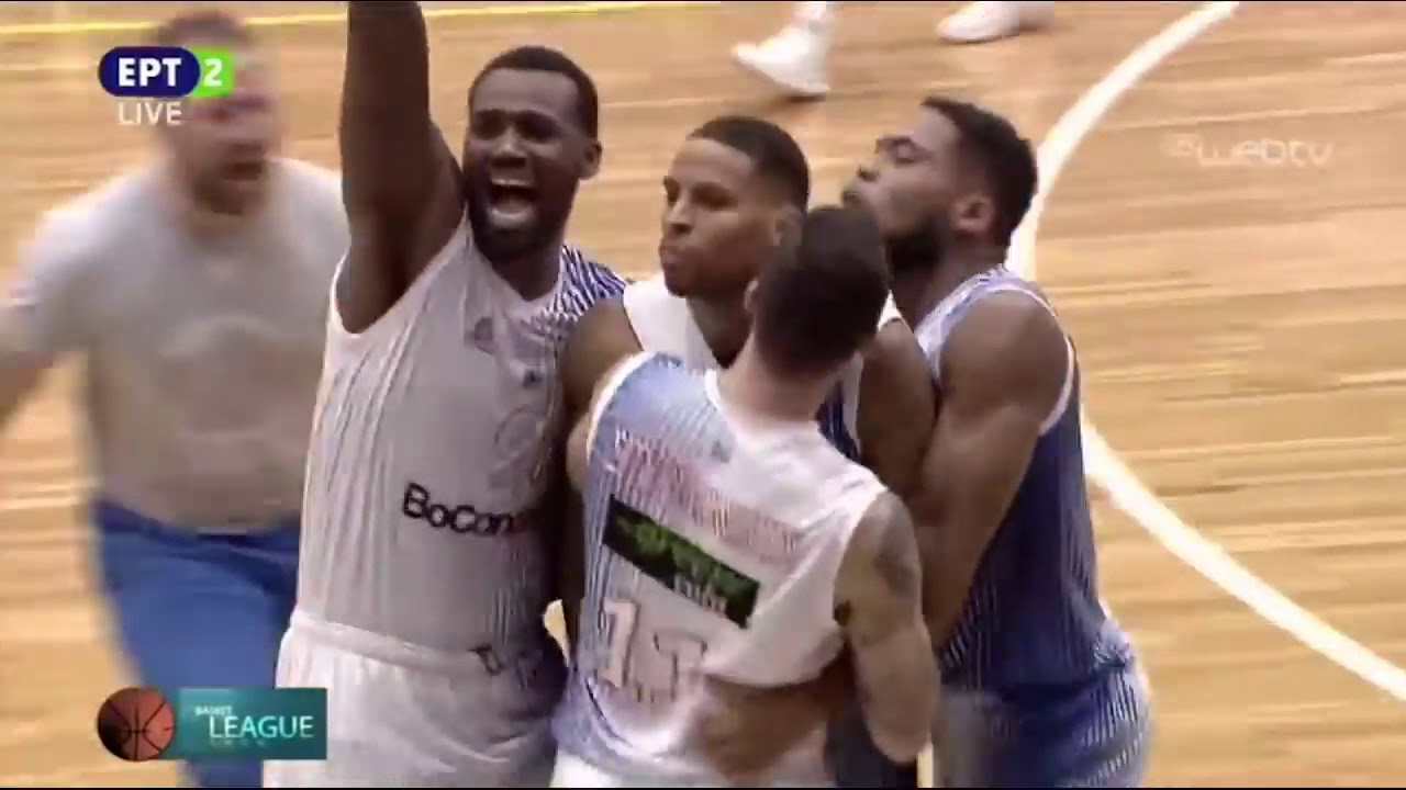 Holargos BC - Panionios BC 74-73 (final seconds) - YouTube