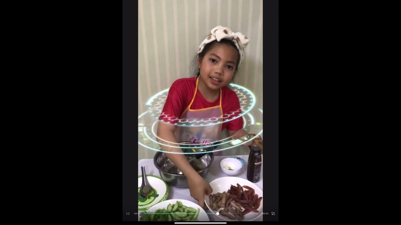 เมนู ยำเนื้อย่างไก่เชียง โรงเรียนเซนต์หลุยส์ศึกษา ป.3/2 (11/01/2566) - YouTube