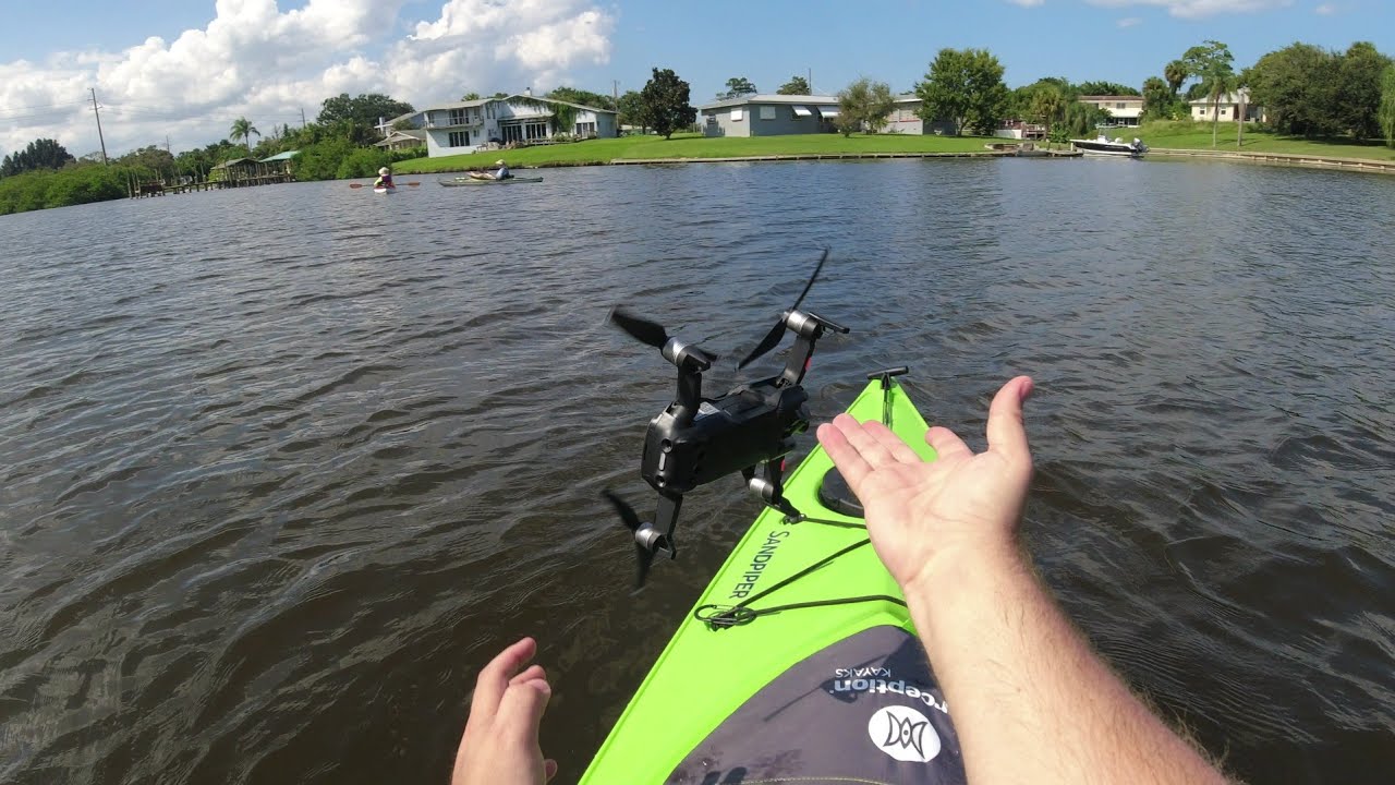 Idiot Loses Drone Kayaking - YouTube
