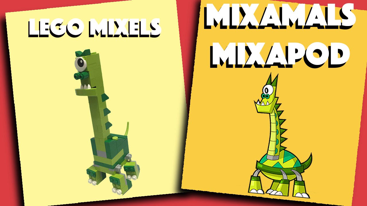 LEGO Mixels - Mixamals - Mixapod Stop Motion Build | Bricks and Clay ...