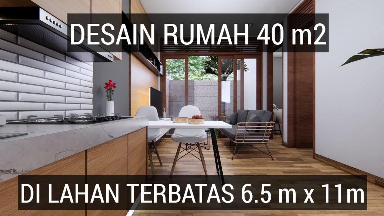 Desain Rumah Tipe 40/72 m2 || Tiny House Design || Mahaputra Design ...