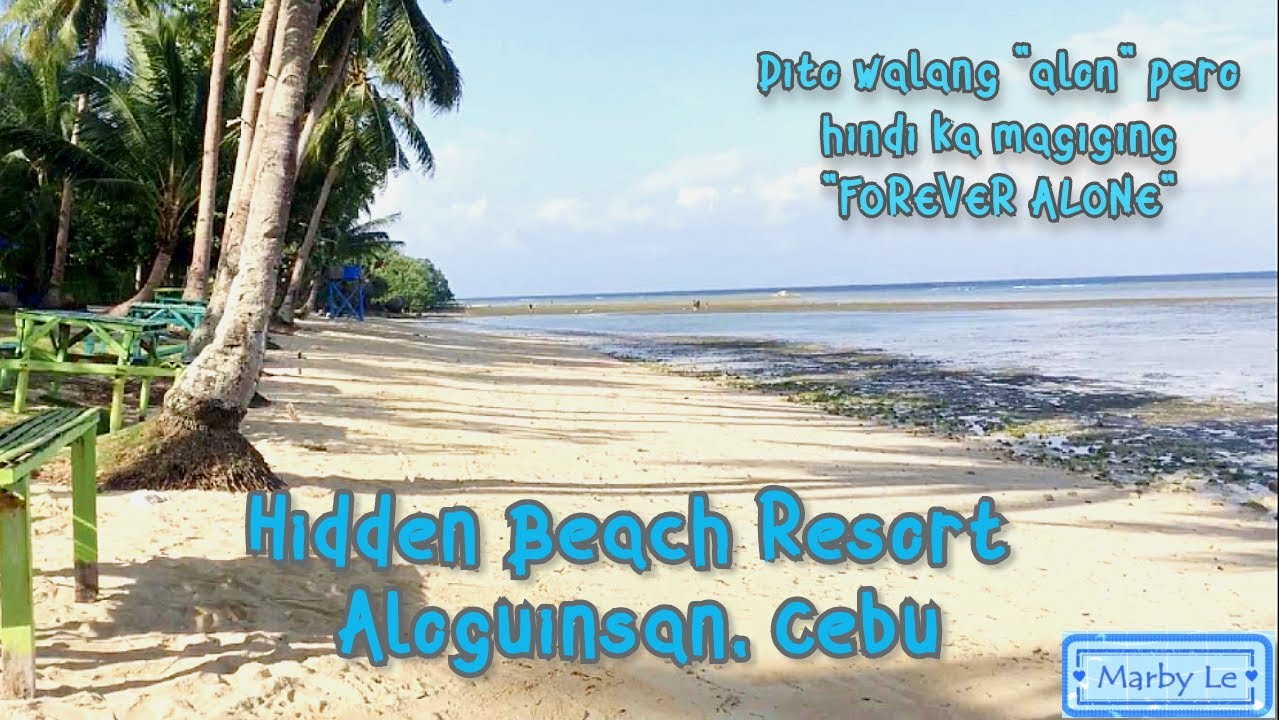 Hidden Beach Resort Aloguinsan, Cebu - YouTube