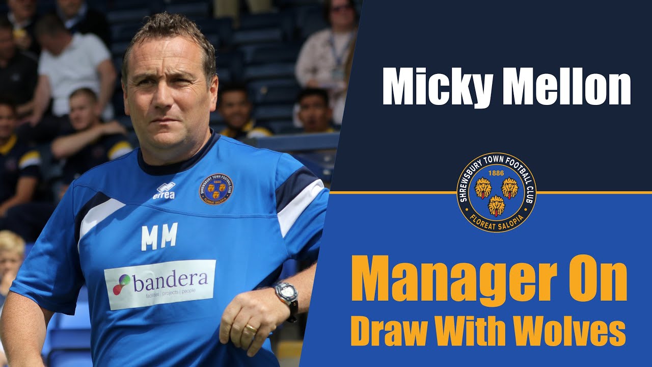INTERVIEW: Micky Mellon On Wolves Draw - YouTube