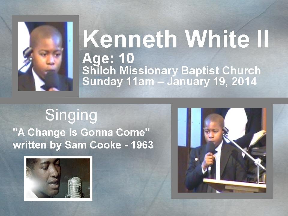Kenneth White II - "A Change Is Gonna Come" - YouTube