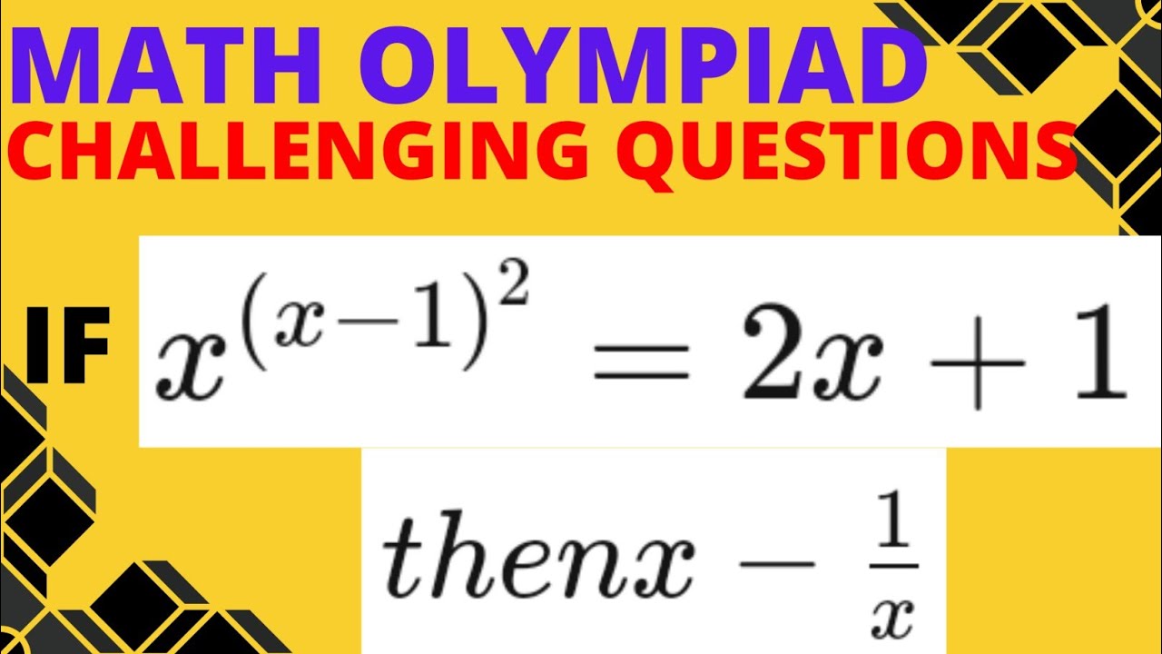 Algebra|A Nice Problem To Solve|Math Olympiad Questions @AyaansMath ...