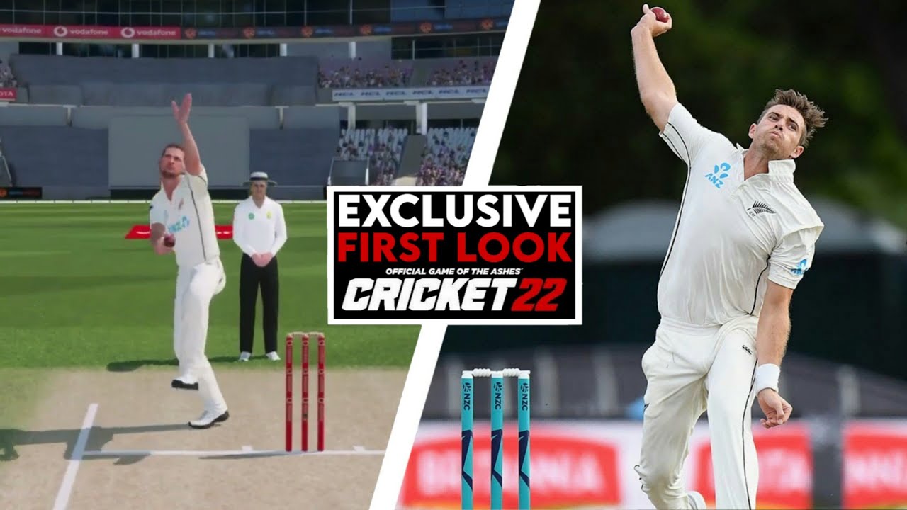 Tim Southee Bowling action in Cricket 22 - YouTube