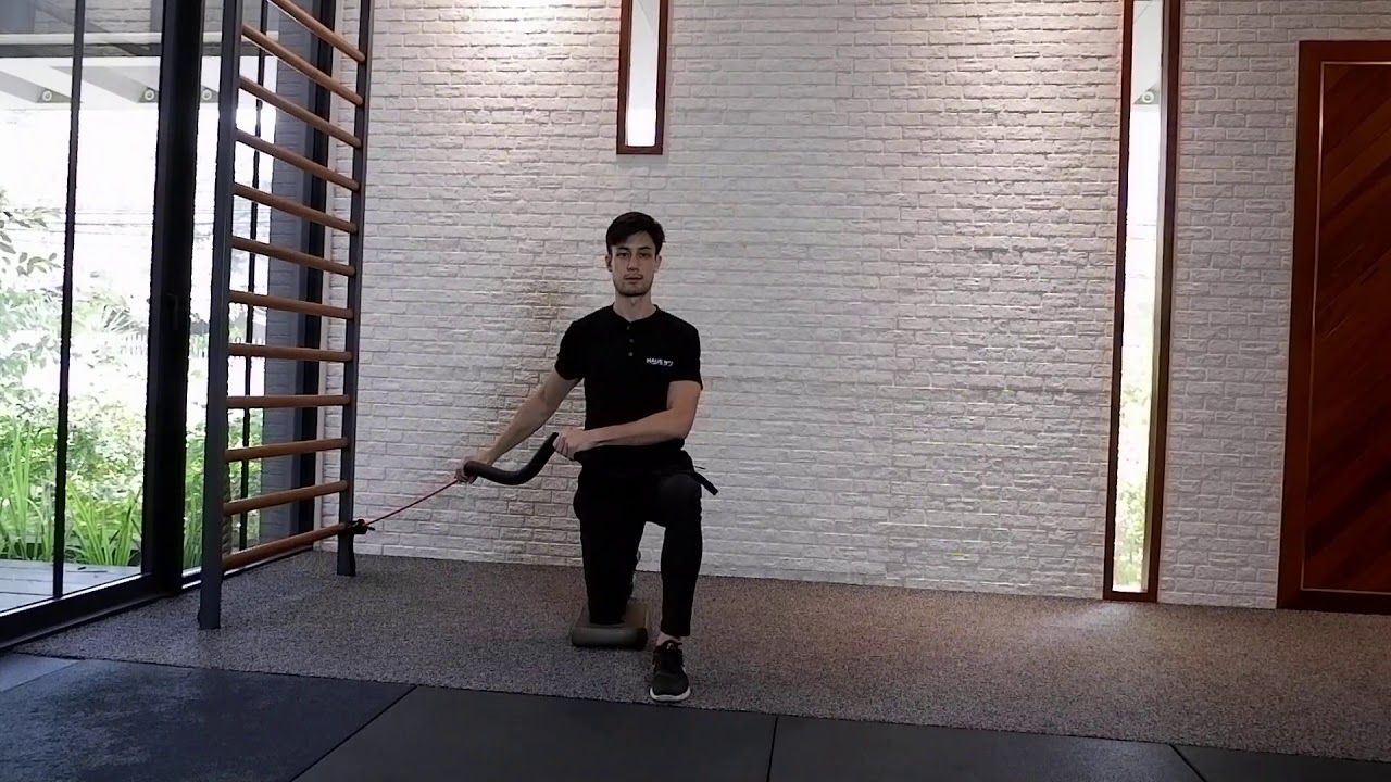 Half kneeling lift | Gray Cook FMT band - YouTube