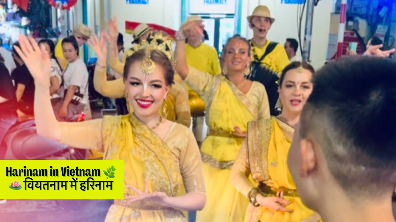 Harinam in Vietnam 🌿🪷 वियतनाम में हरिनाम - YouTube