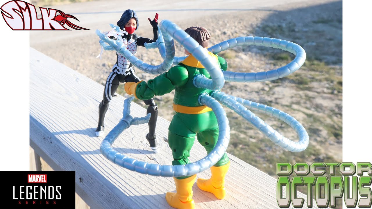 Silk and Doc Ock 2 Pack - Marvel Legends - YouTube