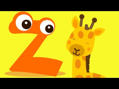 Kiçik z hərfi | zürafə | Əlifba Cizgi Filmi | 9-cu bölüm