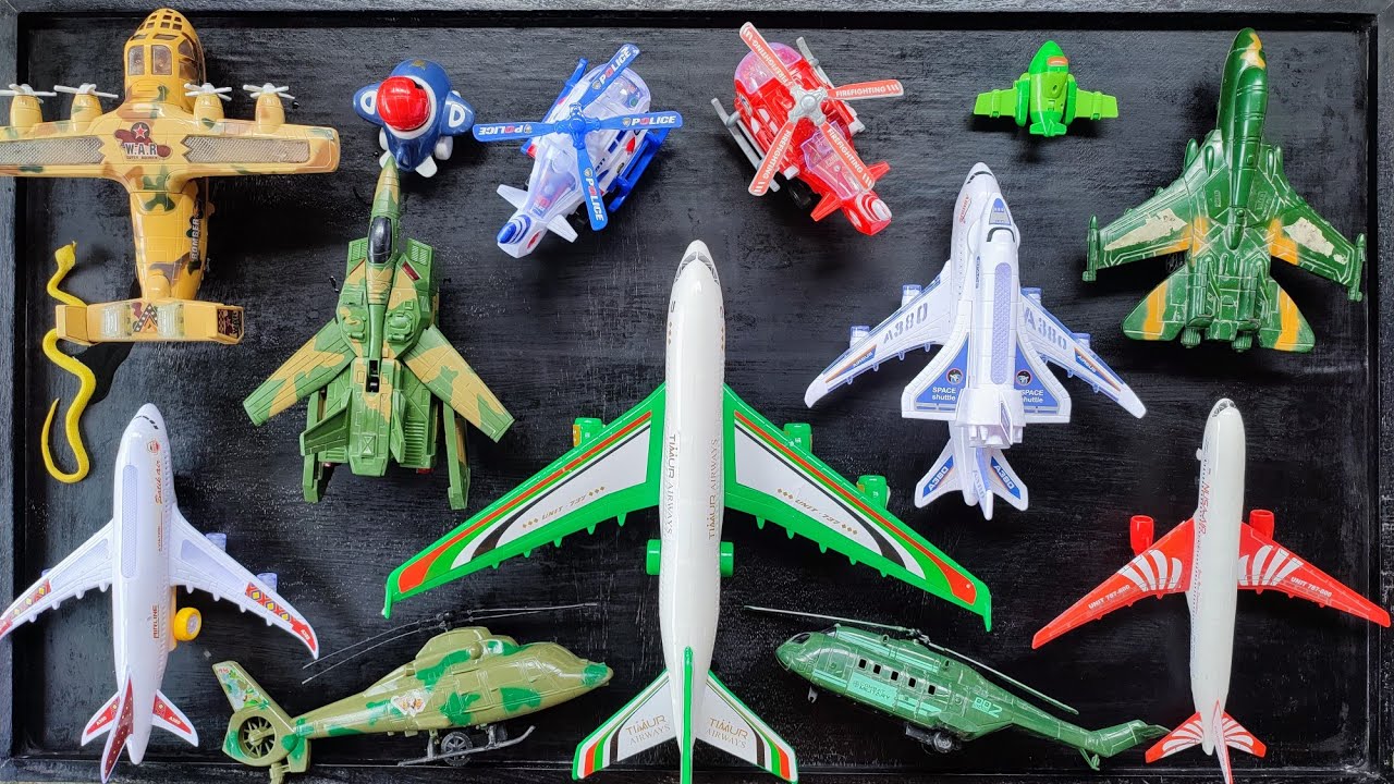 Collecting Airplanes Toy, Scorpion Helicopter, Passenger Planes, B-24 ...