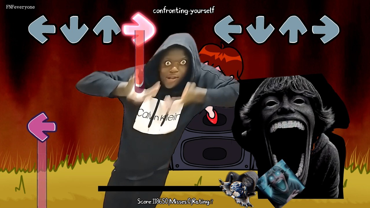 FNF 67 vs 61 MEME | FNF mods Confronting Yourself / fnf 67 song meme ...