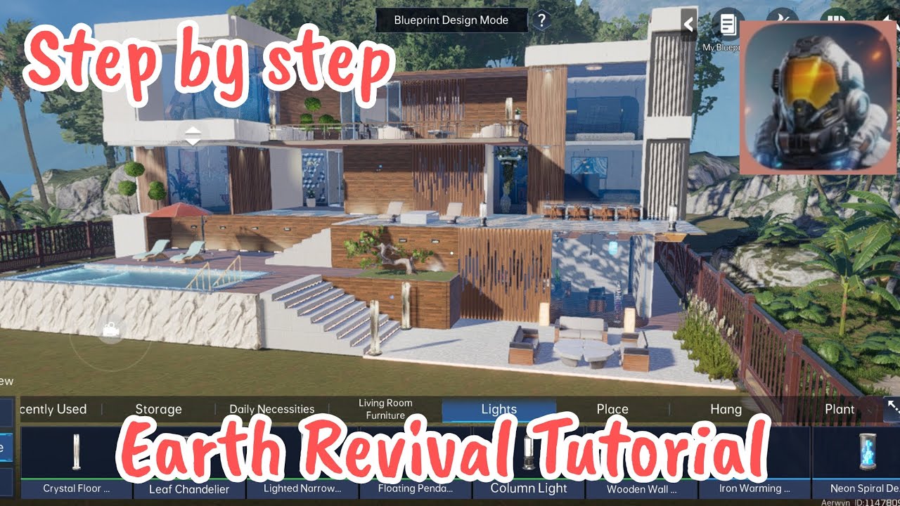 Earth Revival Tutorial. Minimalist style house. - YouTube