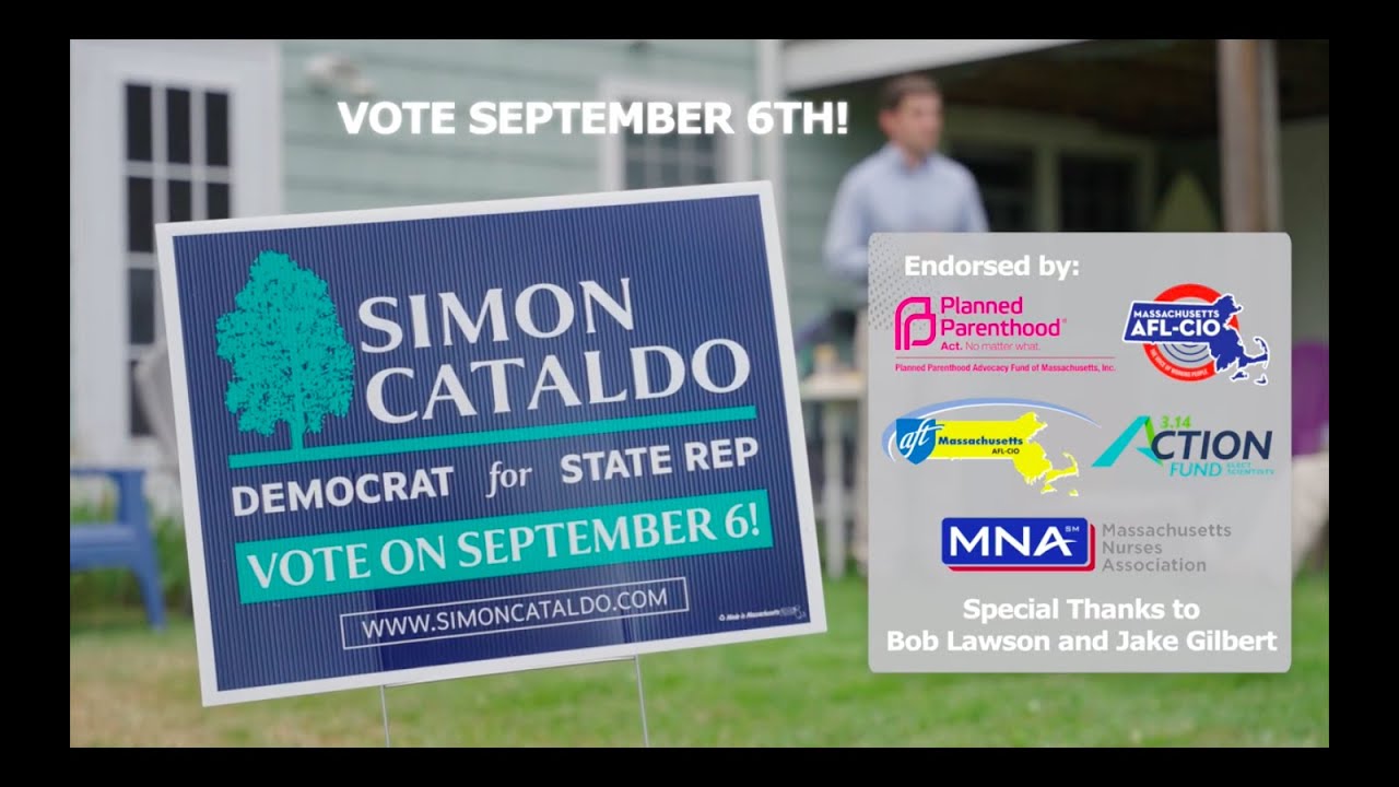 Vote Simon Cataldo for State Rep. on Sept. 6th - YouTube