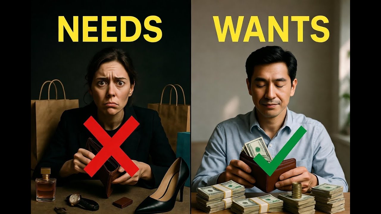 Needs vs Wants - Why You're Broke (And How to Fix It) - YouTube