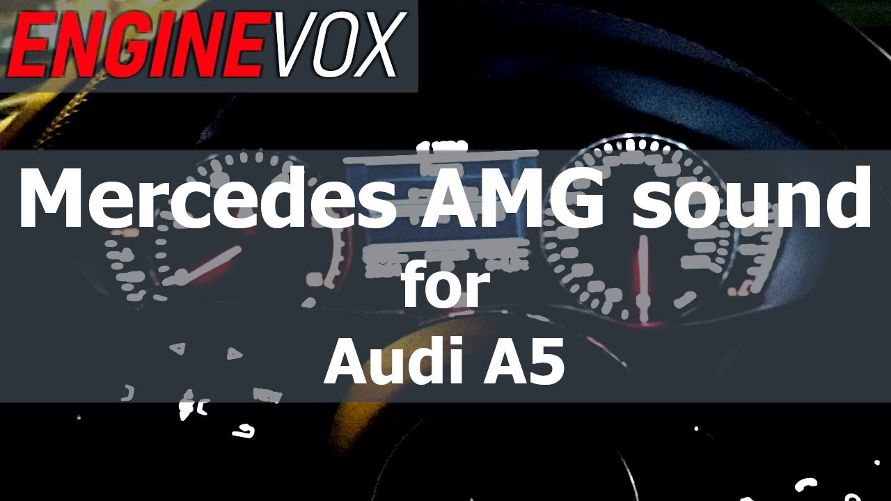 Individual ENGINEVOX active sound system is installed on Audi A5 2.0 ...