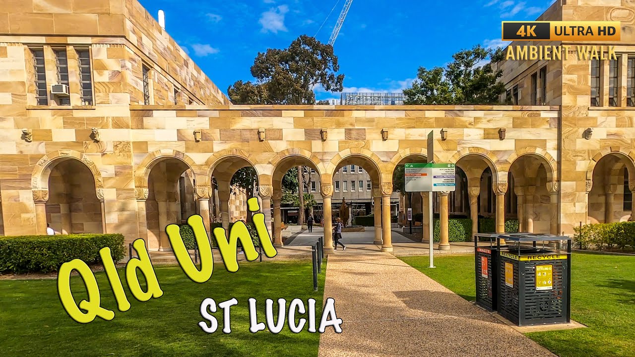 Brisbane, University of Queensland - 4K Ambient Walk - YouTube