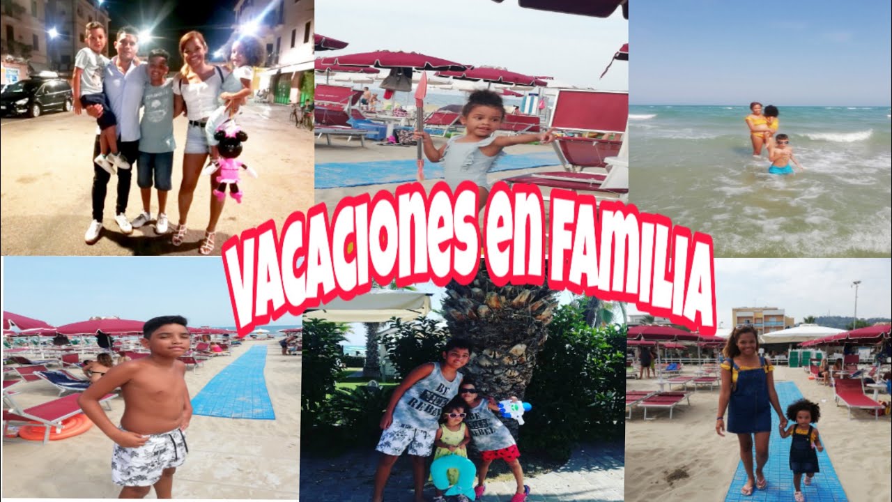 VACACIONES EN FAMILIA A LA PLAYA!! #1 - YouTube
