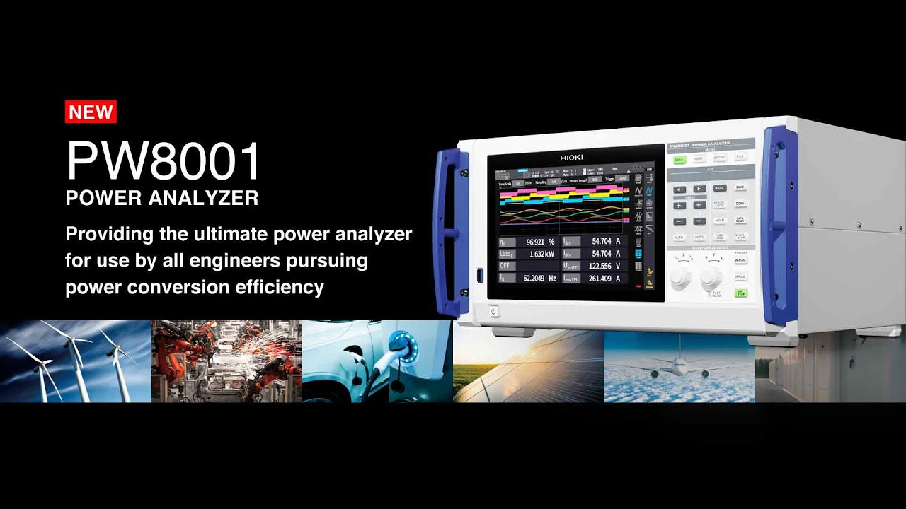 The Revolutionary Hioki Power Analyzer PW8001 - YouTube