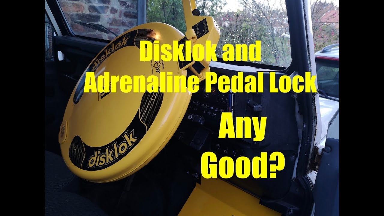 Land Rover Defender Security with Disklok and Adrenaline Pedal Lock ...