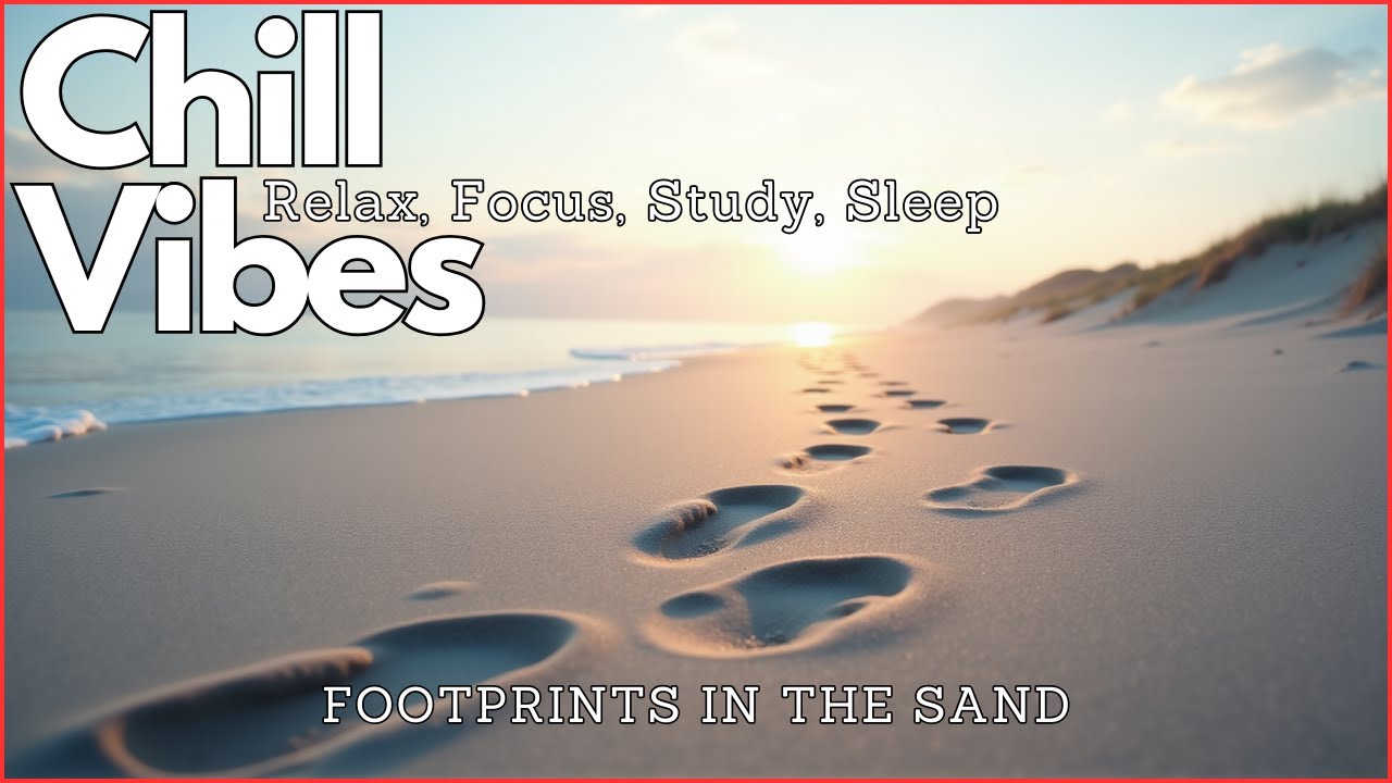 Footprints in the Sand | Chill Beats to Help You Focus, relaxing and ...