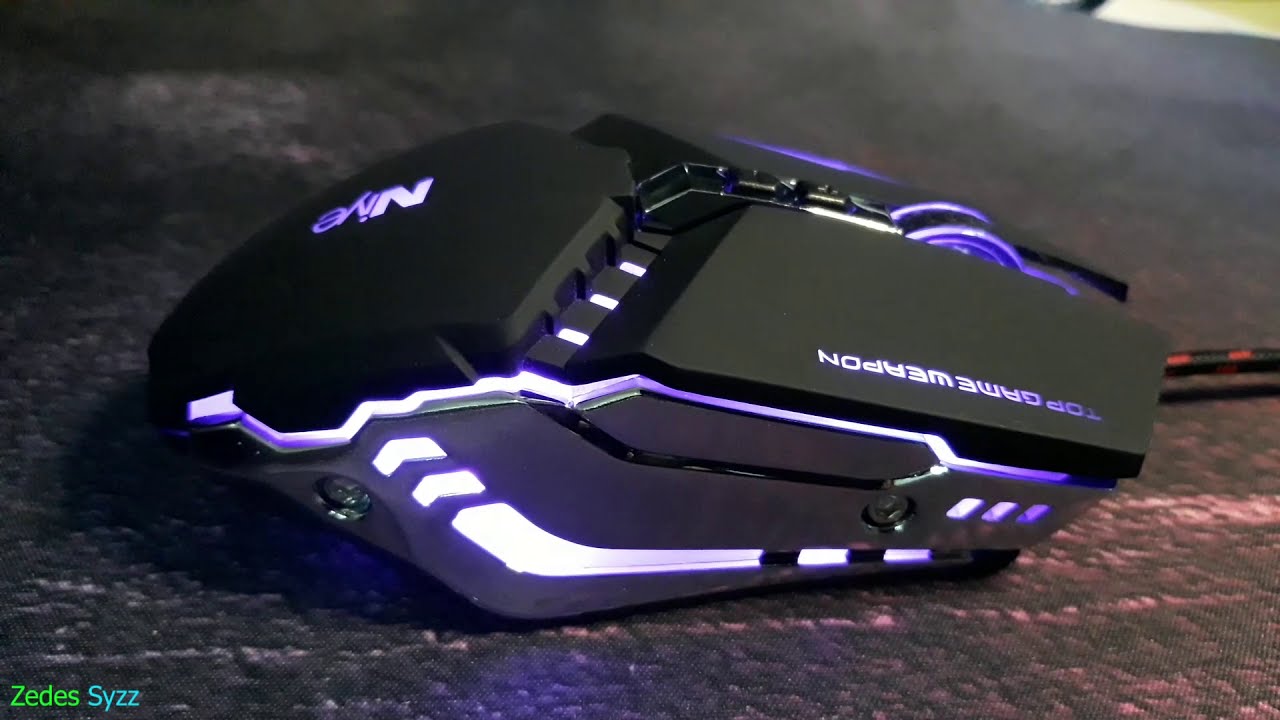 E-sports Mouse - Niye Wired Gaming Mechanical Mouse 4-speed DPI - YouTube