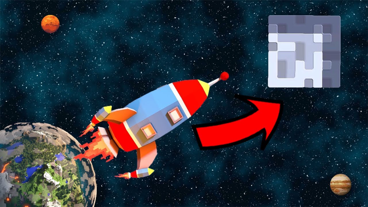 I WENT TO THE MOON WITH THIS NEW MINECRAFT UPDATE! - YouTube