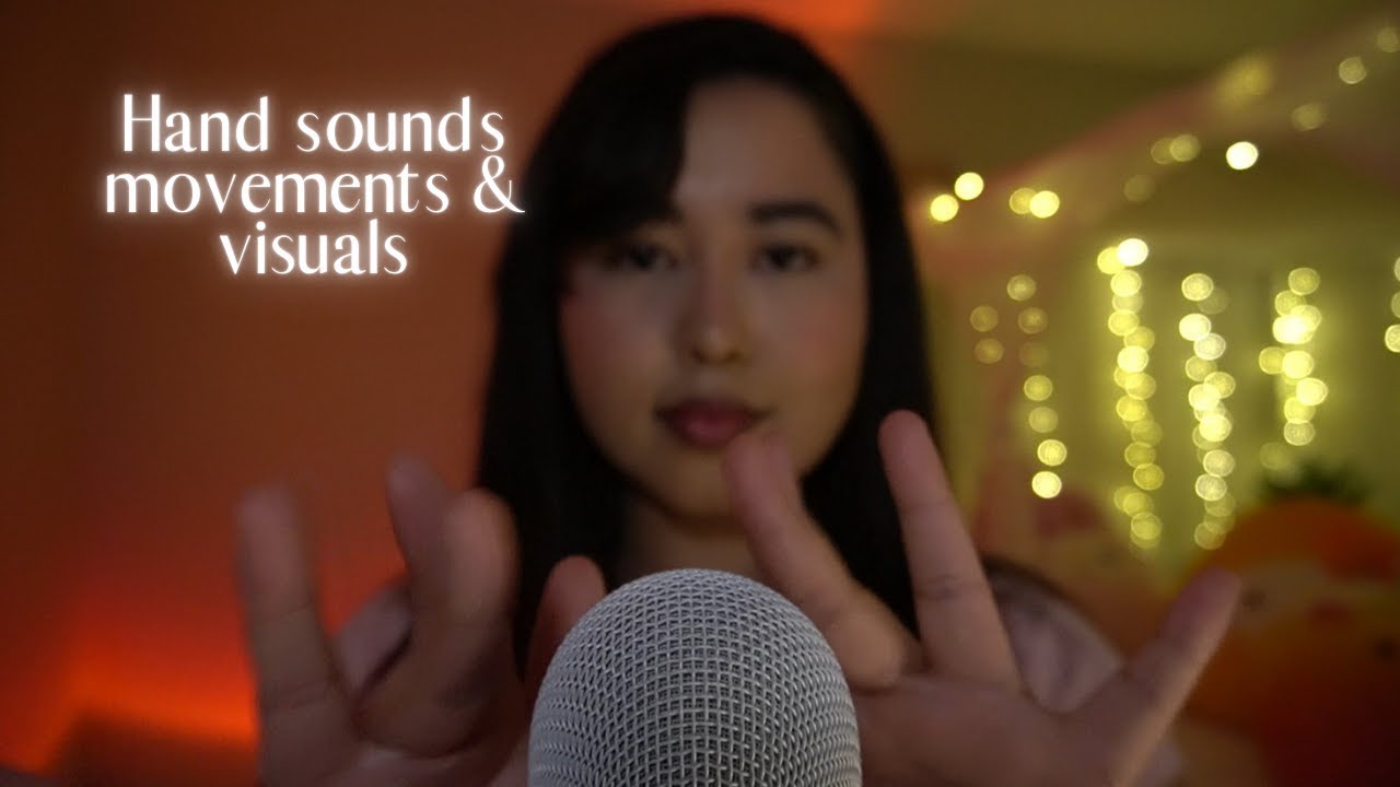 ASMR | 14 mins Assortment of hand sounds for sleep 💤( snaps , hand ...