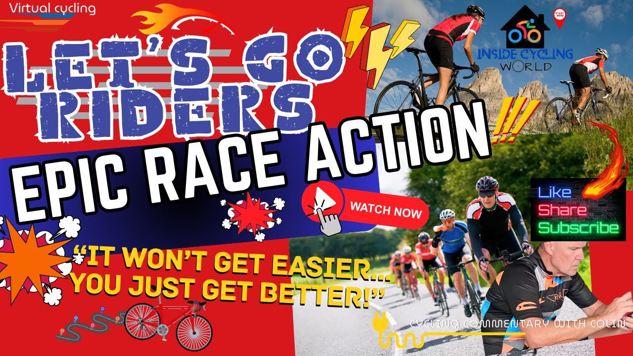 Virtual Cycling Race: Epic Sprint Battles - YouTube