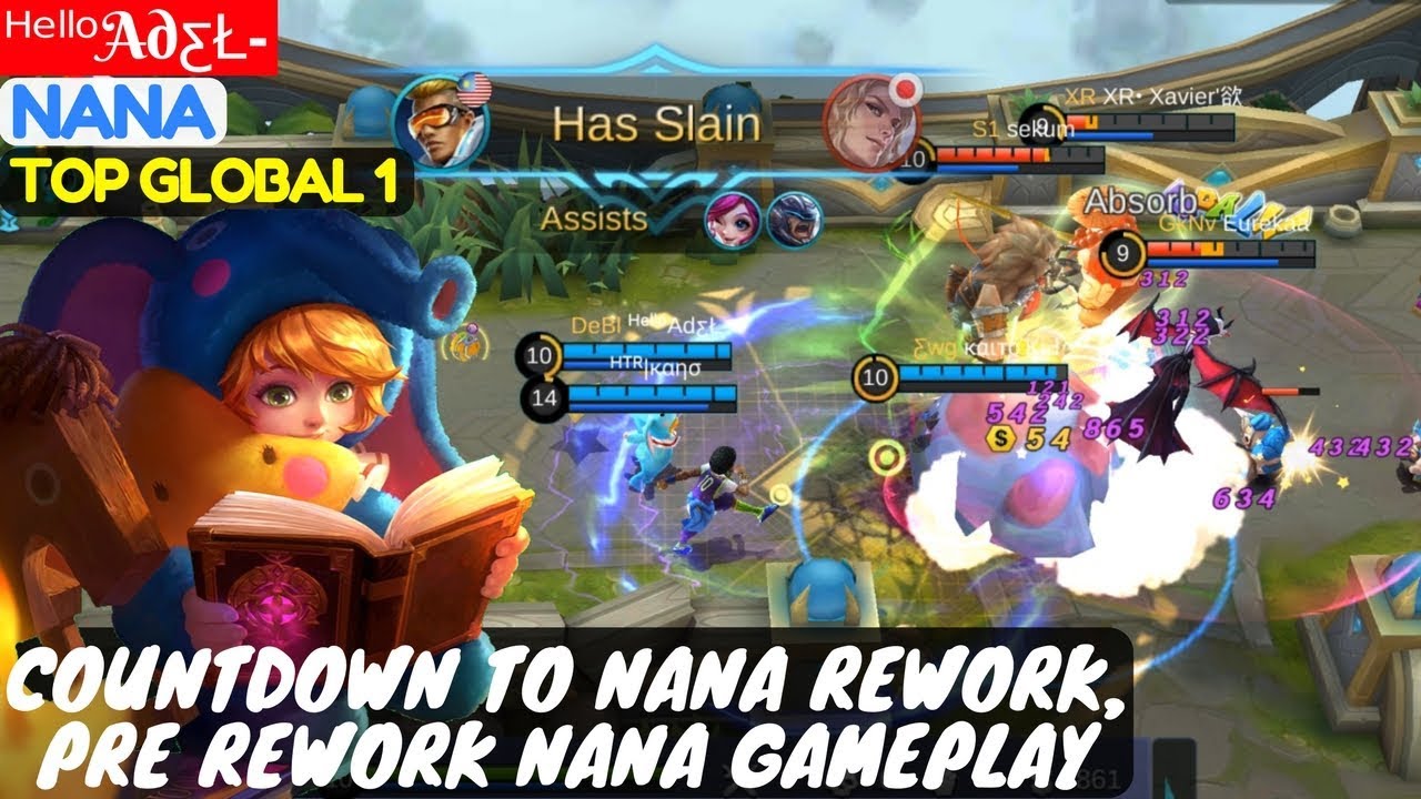 Countdown to Nana Rework, Pre Rework Nana Gameplay [Top Global 1 Nana ...