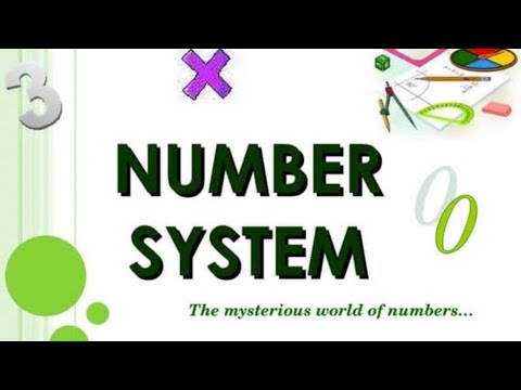 topic NUMBER SYSTEM (natural no. whole no. integers etc.)for ...