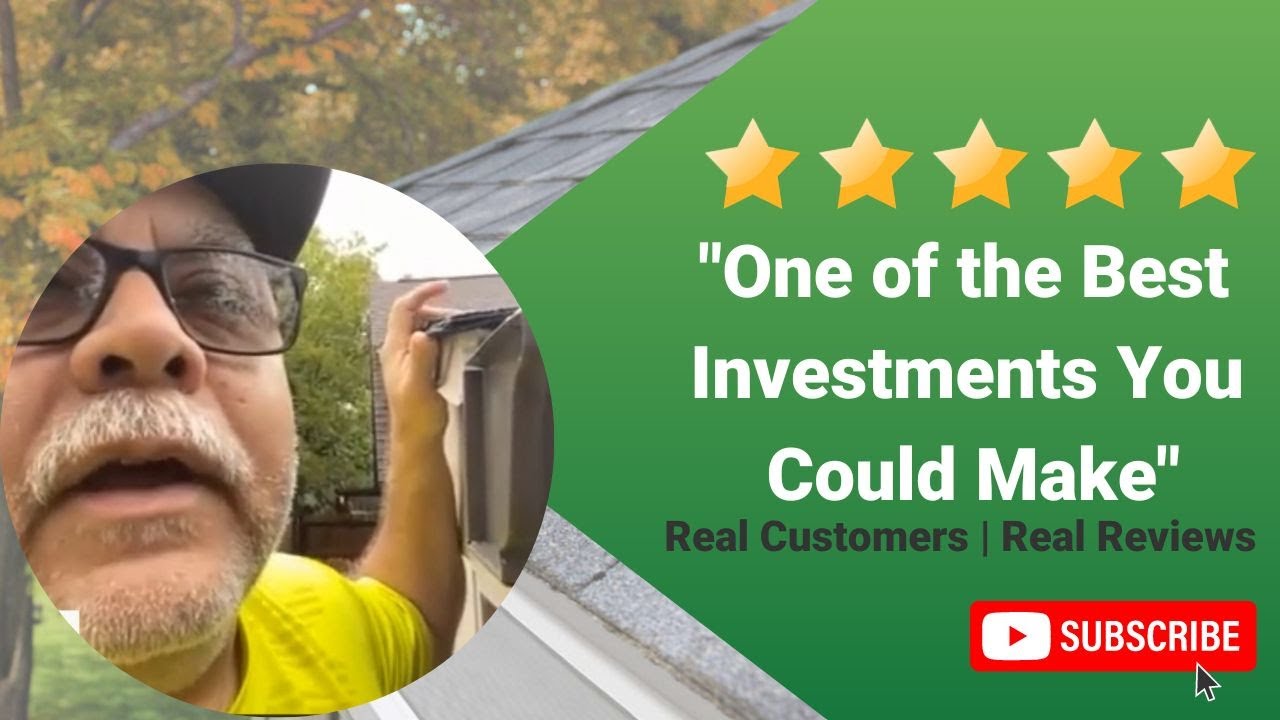 Steve Shows Off His Newly Installed LeafFilter Gutter Protection On His ...