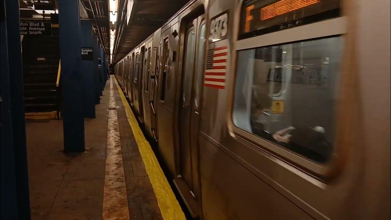MTA NYCT Subways: IND R160 (F) Train To Jamaica - 179th Street/Coney Island Stillwell @ Sutphin ...