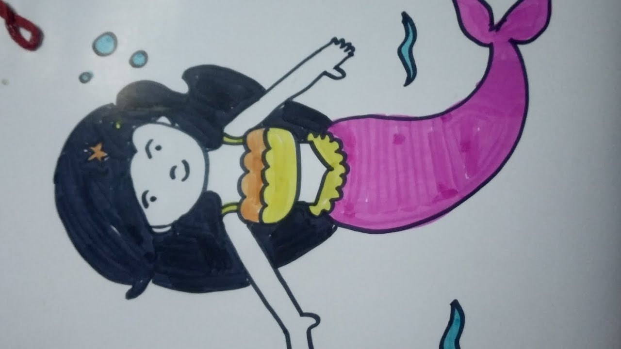 how to draw a marine (fish) step by step ️ drawing easy 🥰 - YouTube