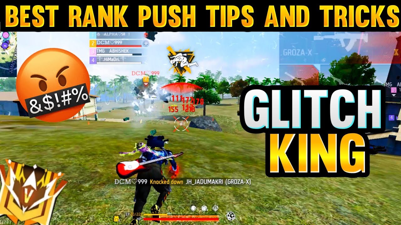 Best Rank Push Tips And Tricks | Glitch King Garena 🤬 | Season 33 - YouTube