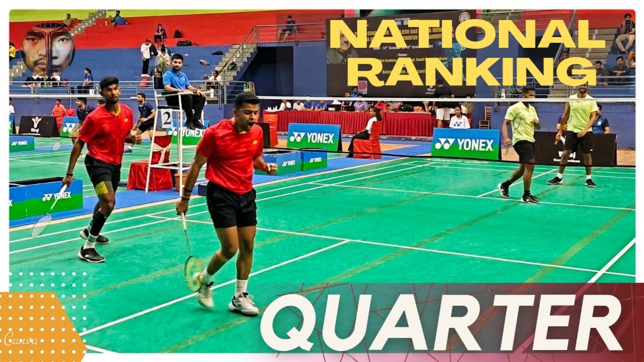 EDWIN JOY/ROHITH VS GAJENDRAN/SHIVAM:YONEX SUNRISE ALL INDIA SENIOR ...