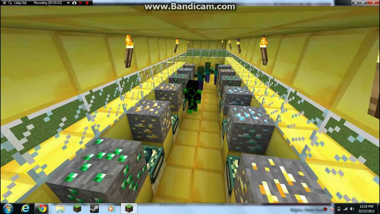 minecraft zombie run - YouTube