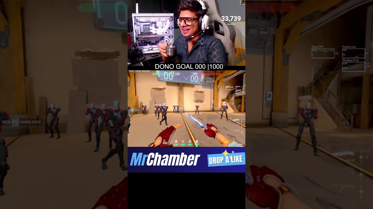 🔴MrChamber's Valorant Workout Stream: 1 Loss = 1 Set of Chest! - YouTube