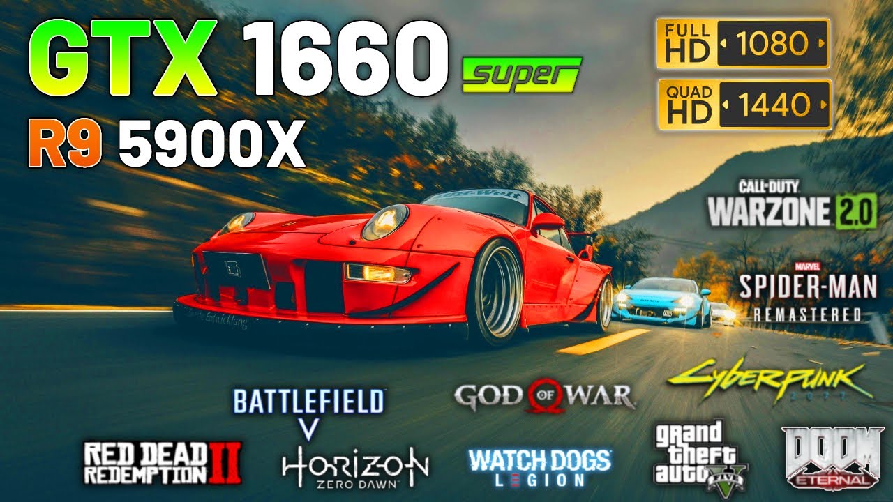 GTX 1660 SUPER: 10 GAME 1080P & 1440P TEST - INSANE PERFORMANCE - YouTube