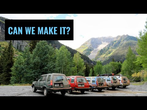 5 Toyota Tercel 4WD wagons take on Imogene Pass. Ouray CO. 9/11/23 with @triumphbyerror2412