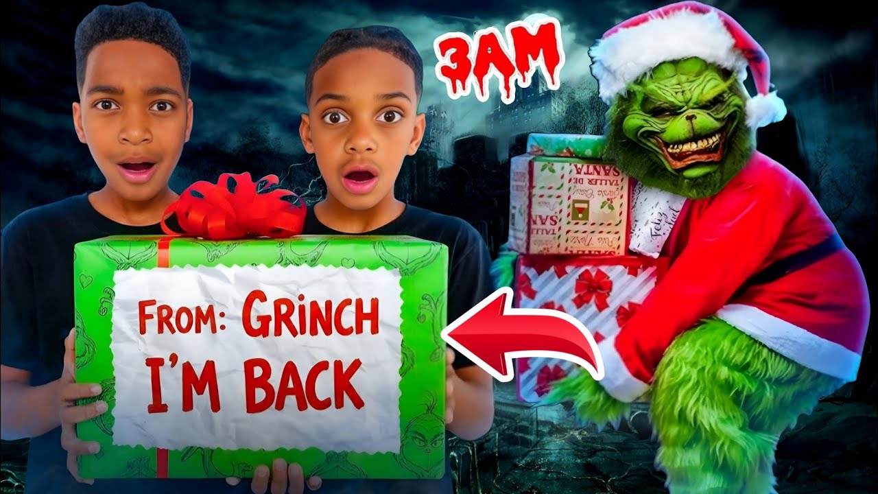 THE GRINCH CAME BACK AT 3AM! 😱🎄 | The Prince Family - YouTube
