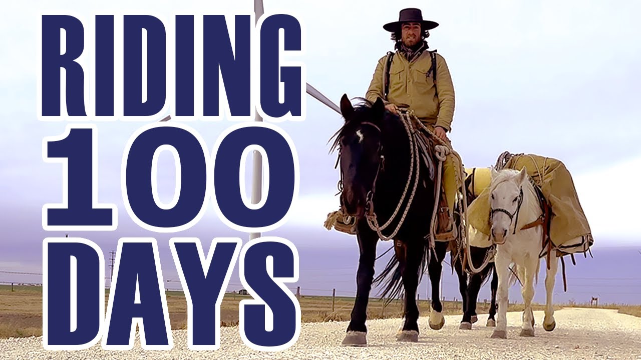 I rode a horse for 100 days - YouTube