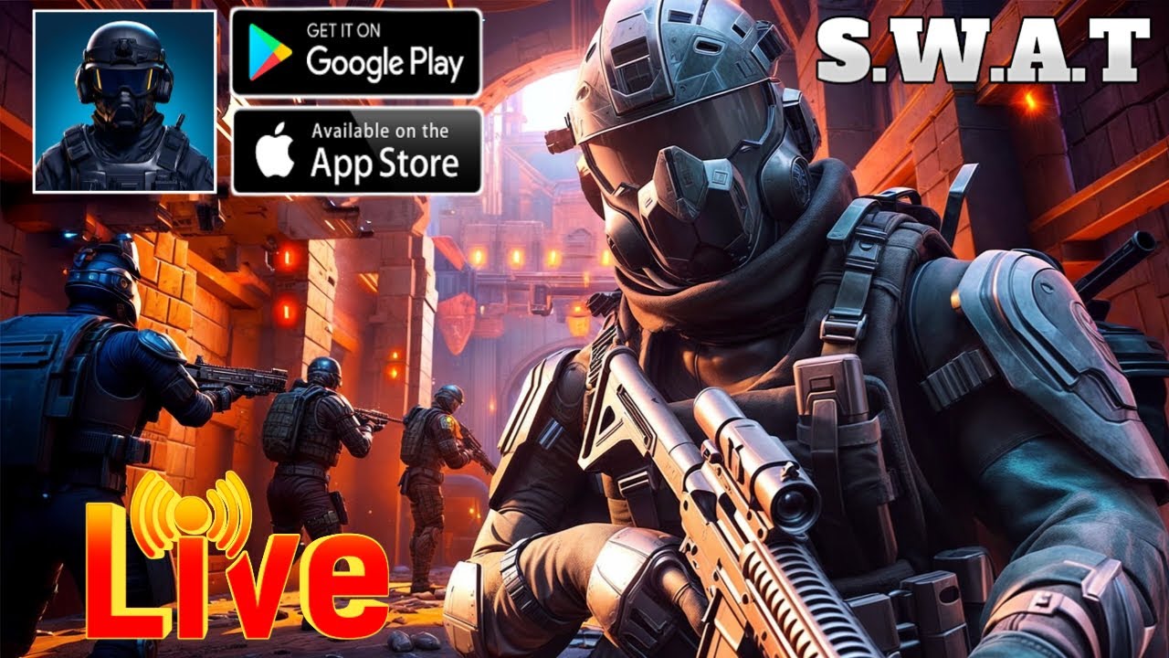 Live | 😎 swat shooter police action fps 🔫 | Live Stream - YouTube
