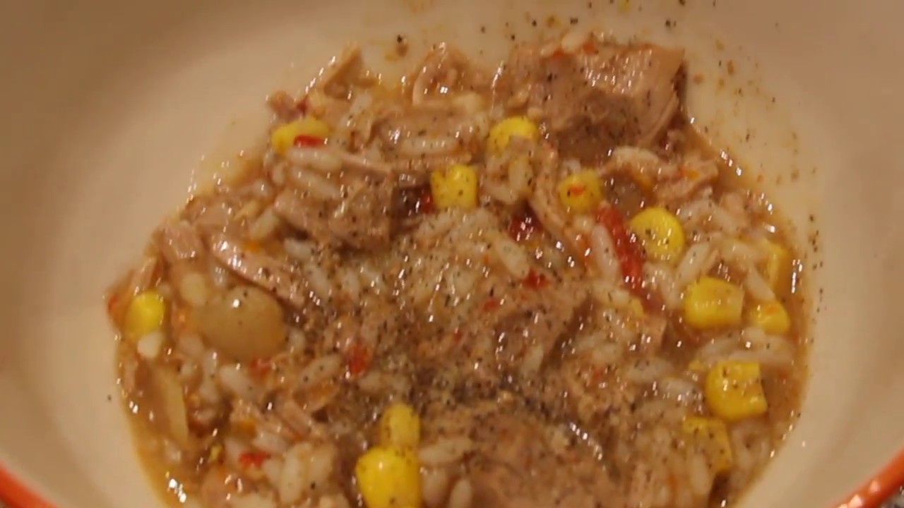 PORK/PORK SERVED WITH RICE AND CORN RECIPE/CHERYLS HOME COOKING/EPISODE ...